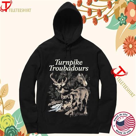 Turnpike Troubadours Wild Trio Deer Wolf Horse T Shirts Hoodie Long