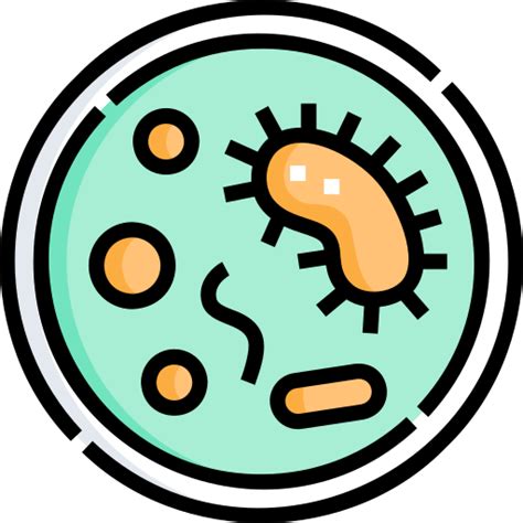 Microbial Culture Detailed Straight Lineal Color Icon