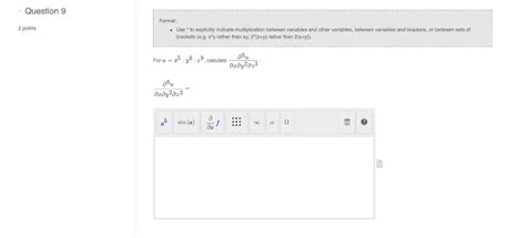 solved question 9 2 points format use to explicitly