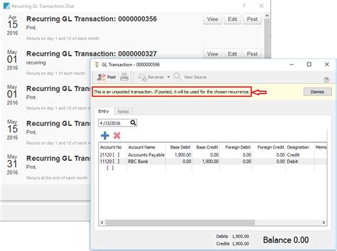 Recurring Entries Spire User Manual 3 2