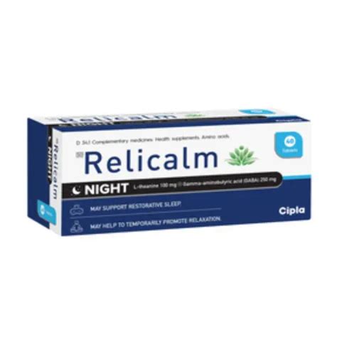 Relicalm Night 40 Tablets Za