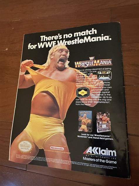 Wwf Wwe Spotlight Magazine 5 Bret Hitman Hart 1989 1990 No Poster Ebay
