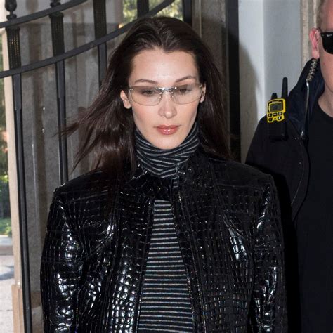 Bella Hadid Steps Out In Throwback Tinted Sunglasses Vogue