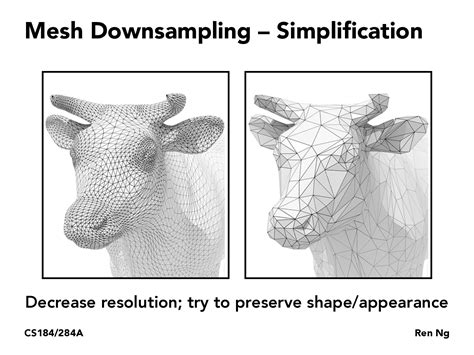 CS A Lecture Mesh Processing Geometry Processing