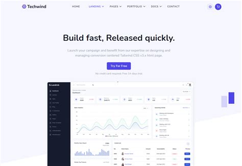Techwind Tailwind Css Multipurpose Landing And Admin Dashboard Template