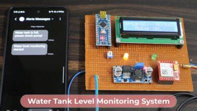 Gsm Based Water Level Monitoring System With Arduino