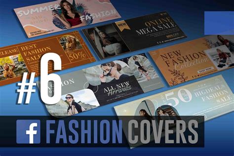 6 Fashion Bundle Facebook Covers Graphic By Brightonexart · Creative
