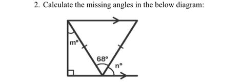 solved calculate the missing angles in the below diagram [math]