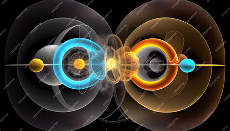 Premium Photo Quantum Fluctuation Closeup A Complex Technical Diagram