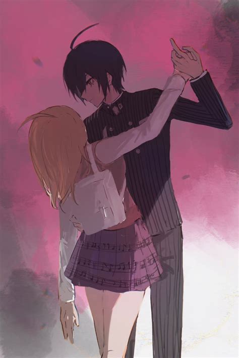 Saihara Shuichi And Akamatsu Kaede Danganronpa And 1 More Drawn By Fu