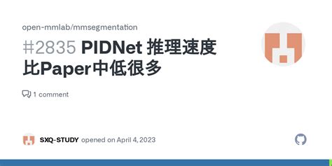 Pidnet 推理速度比paper中低很多 · Issue 2835 · Open Mmlab Mmsegmentation · Github