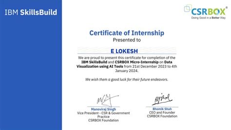 Datavisualization Ai Ibm Skillsbuild Csrbox Microinternship Continuouslearning
