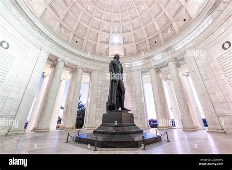 Washington Dc United States — The Interior Of The Thomas Jefferson