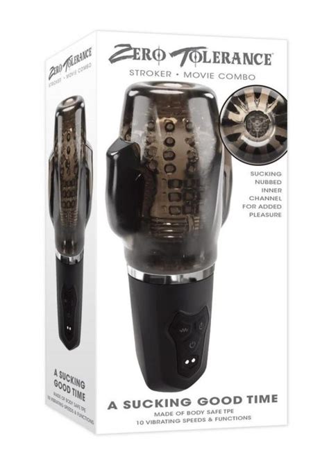 Zero Tolerance A Sucking Good Time Rechargeable Masturbator Smoke Spice Sensuality