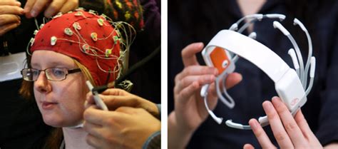 A Biosemi Eeg Cap For Research And B Emotiv Eeg Headset For Gaming