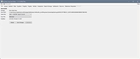 Save Editor Can Find The Save Game But Cannot Edit It Issue Goatfungus NMSSaveEditor