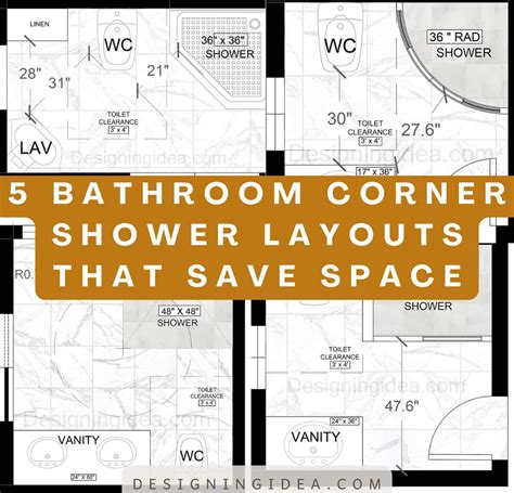Corner Bathroom Design