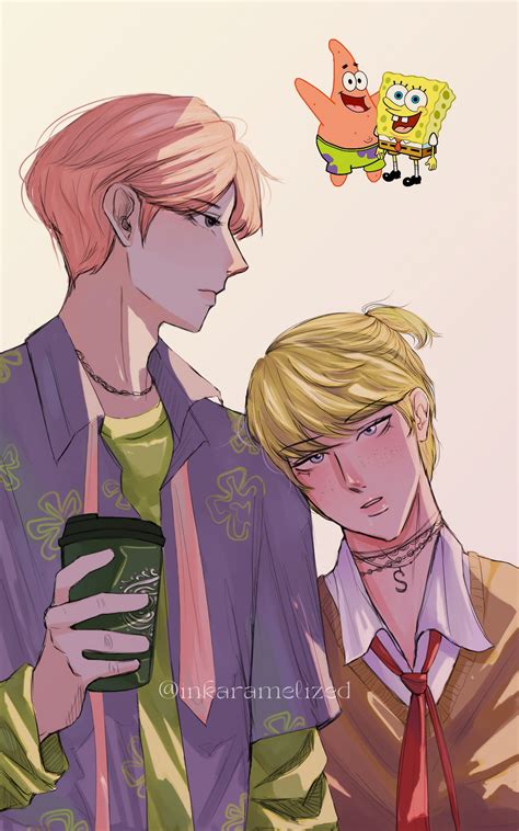 Patrick X Spongebob By Inkaramelized On Deviantart