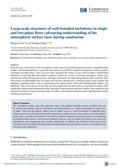 Pdf Large Scale Structures Of Wall Bounded Turbulence In Single And