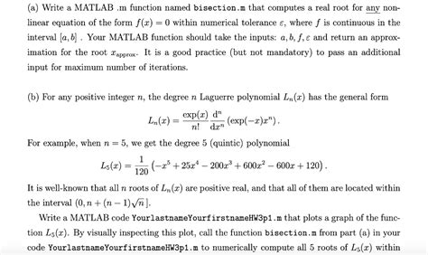solved this is a matlab question about bisection please