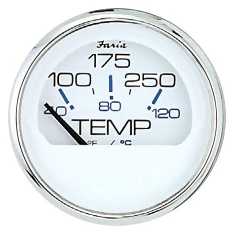 Faria Beede Instruments® Chesapeake Series White Dialpolished