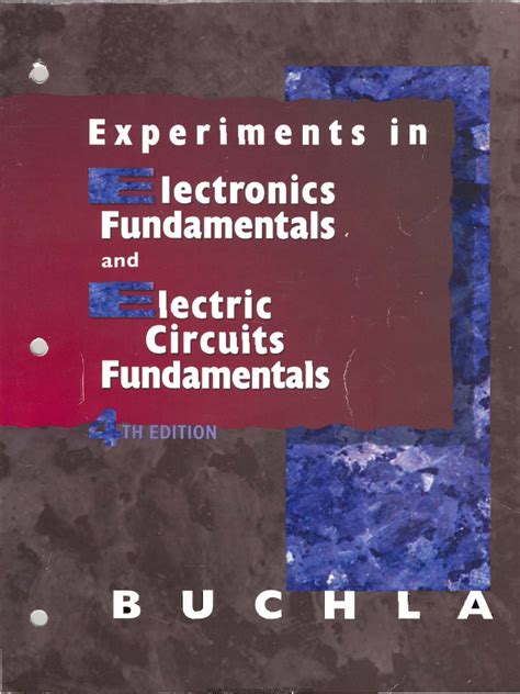 Experiments In Electronics Fundamentals And Electric Circuits
