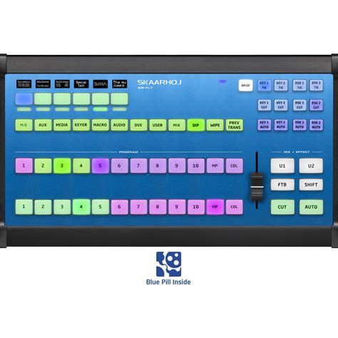 SKAARHOJ Air Fly Controller For ATEM With Blue AIR FLY 4ATEM V1B