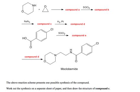 Solved The Above Reaction Scheme Presents One Possible