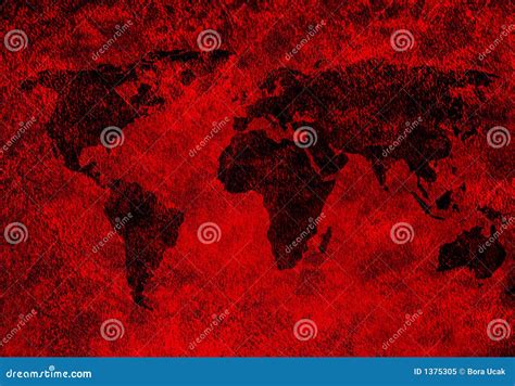 Rusty World Map Stock Illustration Illustration Of Nation 1375305