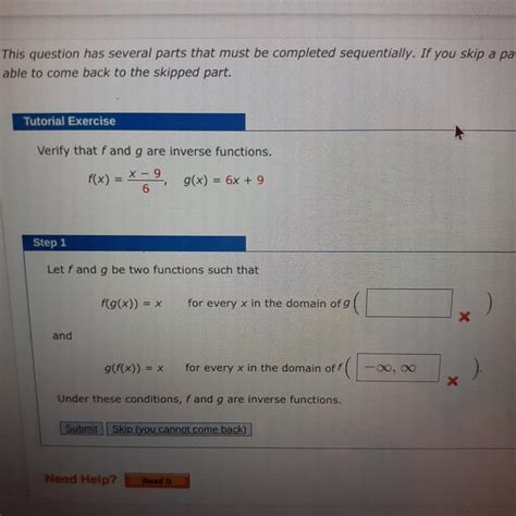 What exactly is it asking to be put in the boxes here? I know how to verify inverse functions ...