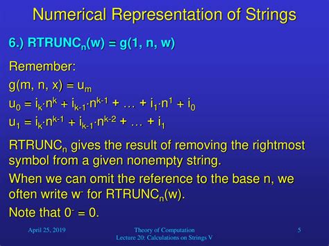 numerical representation of strings ppt download