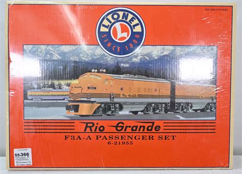 At Auction Lionel 21995 Rio Grande Passenger Set Wtmcc Sealed Ob