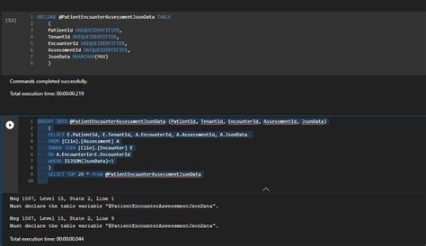 Sql Server Trying Sql Notebooks In Azure Data Studio But Variables