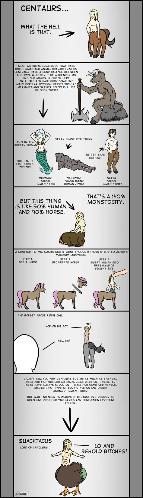 Centaurs What Even Are You Web Comics 4koma Comic Strip