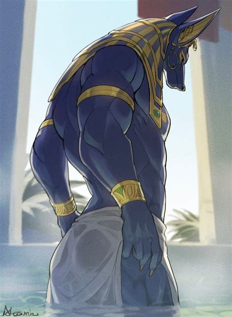 Gay Furry Art Anubis 3 Ya No Lo Dejan Ni Ducharse