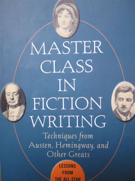 Master Class In Fiction Writing 2006 By Adam Sexton Cg Fewston