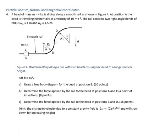 Solved Particle Kinetics Normal And Tangential Coordinates