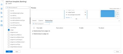 Template Gallery In Azure Synapse Lake Database