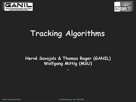 Ppt Tracking Algorithms Powerpoint Presentation Free Download Id