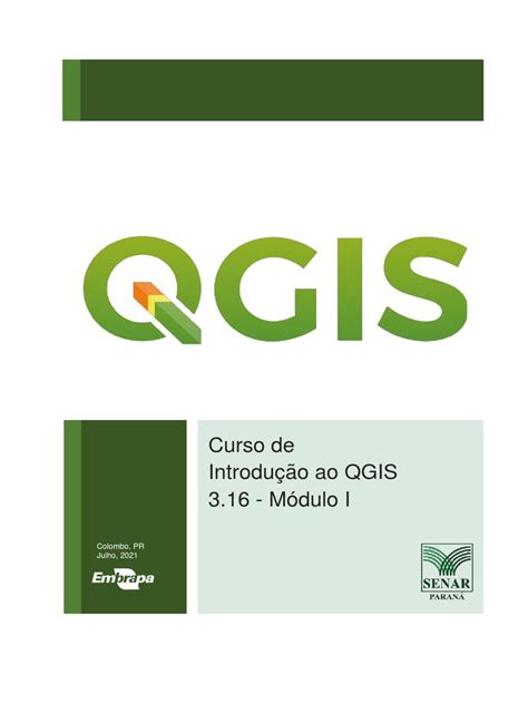 Curso01 Introducao Ao Qgis Modulo01 Final Pdf Sistema De
