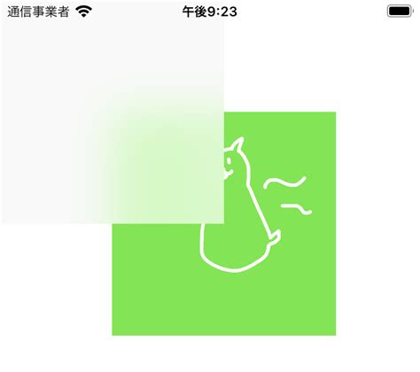 【swift】uiimageviewにuivisualeffectviewをaddsubviewしてもエフェクトがかからない