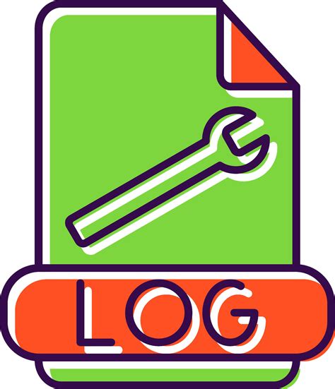 Log Format Filled Icon 42187806 Vector Art At Vecteezy