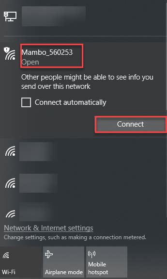 Connect To Parrot Drone Over Wi Fi