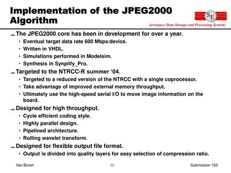 Ppt Implementation Of High Rate Jpeg2000 Coding On A Virtex 2 Pro Reconfigurable Computing