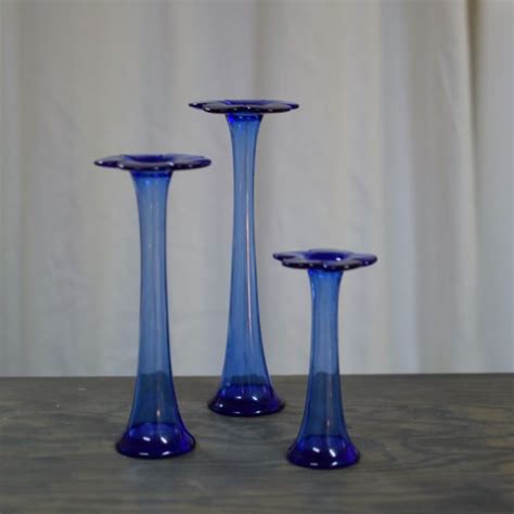 Glasvaser Vídrios De Levante Spanien Handgjorda Retrodeco Stockholm