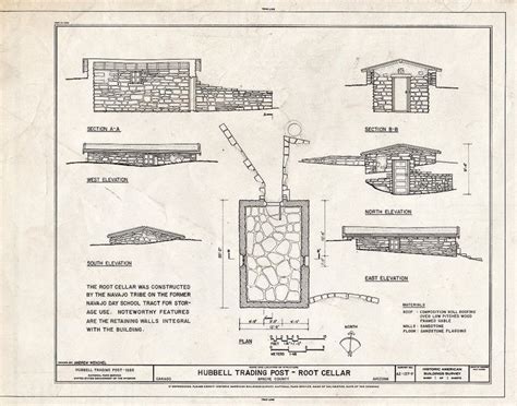 Blueprint Habs Ariz1 Gana1j Sheet 1 Of 1 Hubbell Trading Post