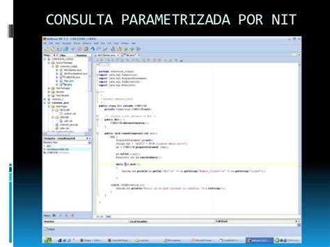 conexión a base de datos en netbeans