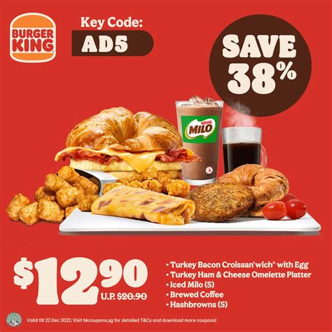Burger King Releases 25 Discount Coupons On Meals Bundles And Sides With