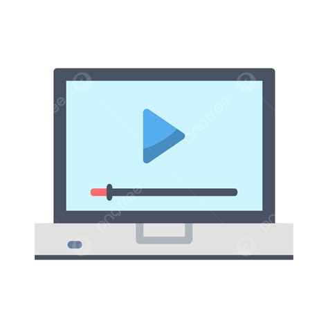 노트북 평면 아이콘 벡터 영화 랩탑 온라인 Png 일러스트 및 벡터 에 대한 무료 다운로드 Pngtree