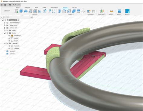 Help How To Bend A Body Or Sketch Around A Torus R Fusion360